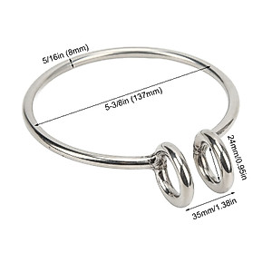 Yuecoom Anchor Retrieval Ring, 8mm Stainless Steel Marine Anchor Retrieving System for Boat Yacht Fishing