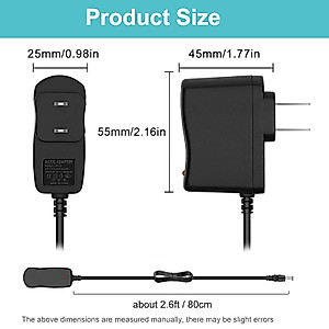 Snsnlent DC 5V 1A Power Supply 5W 5V 1000MA AC/DC Adapter 50/60hz Output DC 5V 1A Power Adapter with 3.5mm x 1.35mm Plug Male and 5.5x2.5mm DC Output Plug 5 Volt 1 Amp Power Supply Adapter