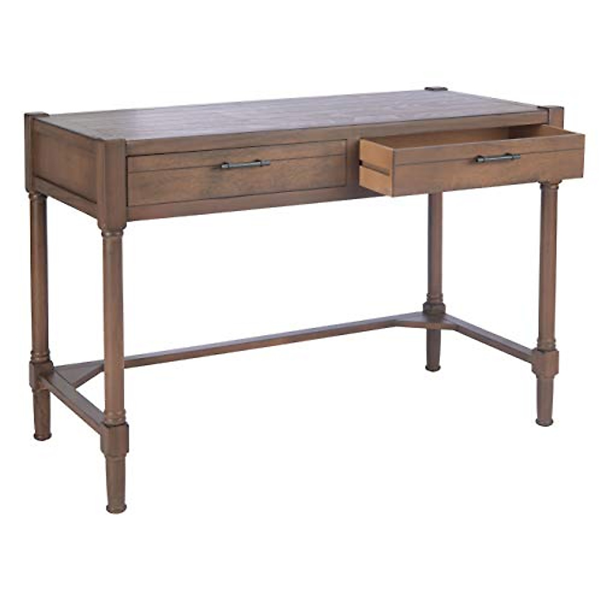 Safavieh Home Collection Filbert Brown 2-Drawer Writing Desk DSK5701C, 0