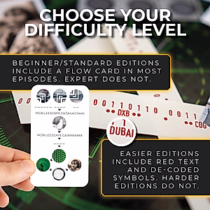 Escape Mail: Binge Bundle - Gripping Escape Room Game in an Envelope, Immersive Storyline The Family Will Love Or for Date Night, Age 10+ (Standard Difficulty, Episodes 2-12)