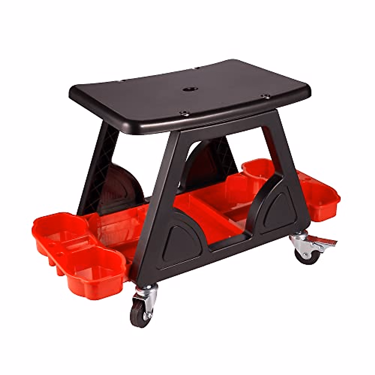 FENG PAI Detailing Seat - Car Heavy Duty Rolling Seat and Rolling Garage Stool, Mechanics Rolling Stool, Creeper Seat for Work Platform