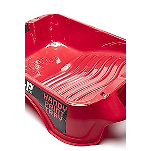 Handy Paint Tray, Deep-Well Design Holds Up to a Gallon of Paint or Stain, Sturdy Handles on Both Ends, Integrated Magnetic Brush Holder