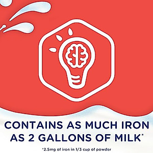 Enfagrow Premium Toddler Nutritional Drink, Vanilla Flavor, Omega-3 DHA for Brain Support, Prebiotics & Vitamins for Immune Health, Powder Can, 32 Oz, Pack of 4