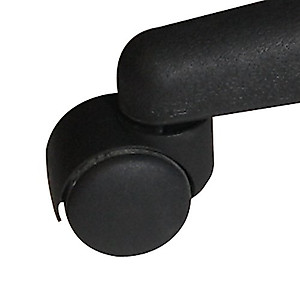 Pneumatic Swivel/Rolling Massage Stool Black