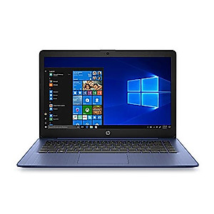 2021 HP Stream 14" HD SVA Laptop Computer, Intel Celeron N4000 Processor, 4GB RAM, 64GB eMMC Flash Memory, Webcam, 1-Year Office, Intel UHD Graphics 600, Win 10S, Royal Blue, (Renewed)