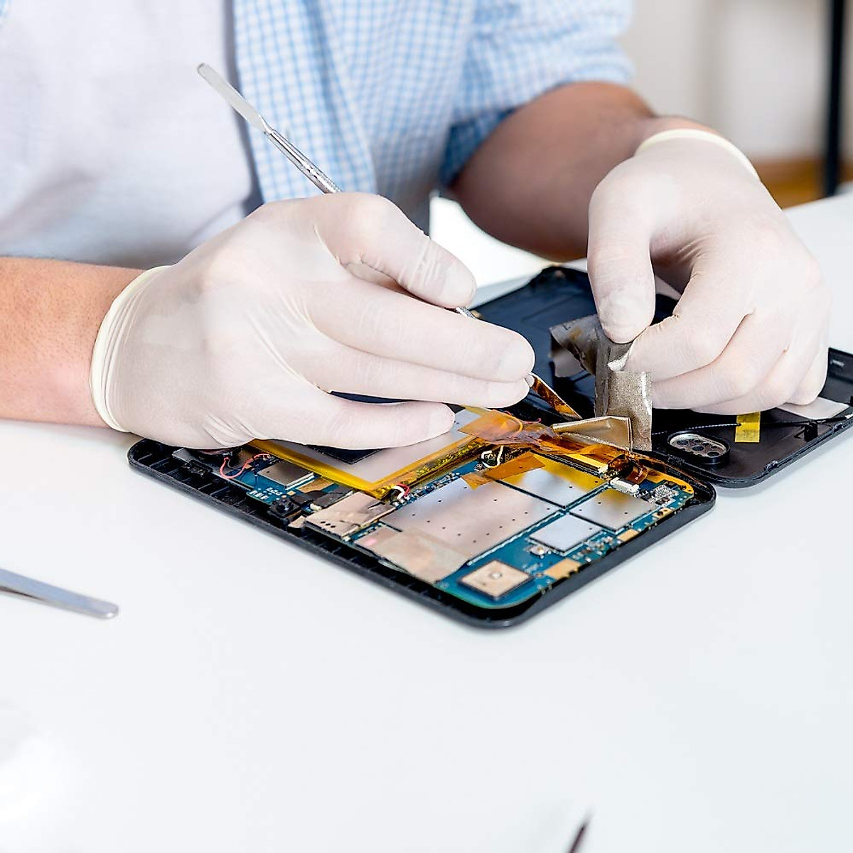 10 Pieces Metal Spudger Opening Repair Pry Tools for iPad iPhone iPod Touch Samsung MP3 Laptop