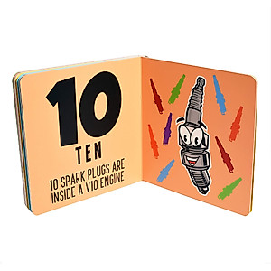 1-2-3 Count with Car Parts (123 Baby Book, Children's Book, Toddler Book, Kids Book)