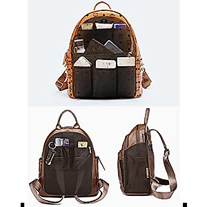 HOYOFO Backpack Organizer Insert Big Bag Divider for Rucksack Purse Lightweight Nylon Shoulder Bag Organiser Insert, Black(Large)