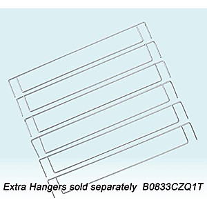 SkyMall Rolling Pants Trolley Organizer Rack - Holds 18 Pairs of Pants