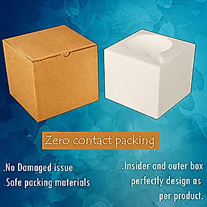 Deals of Today - ABHANDICRAFTS 6" Brown Ceramic Yarn Bowl Knitting Ball Holder Yarn Storage Bowl Crochet All Men Women