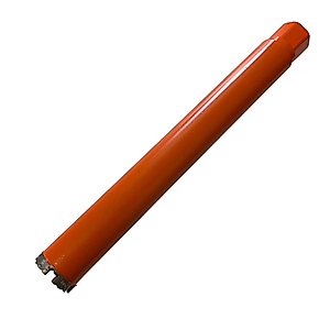 2-1/2" Aggressive Wet Core Diamond Drill Bits for Concrete and Other Masonry 1-1/4"-7 Threaded Arbor