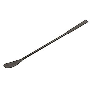 EISCO Spatula Spoon, 9" - Teflon Coated Stainless Steel - Non-Stick, Chemical Resistant - One 0.3" Flat End, One 0.5" Scoop End