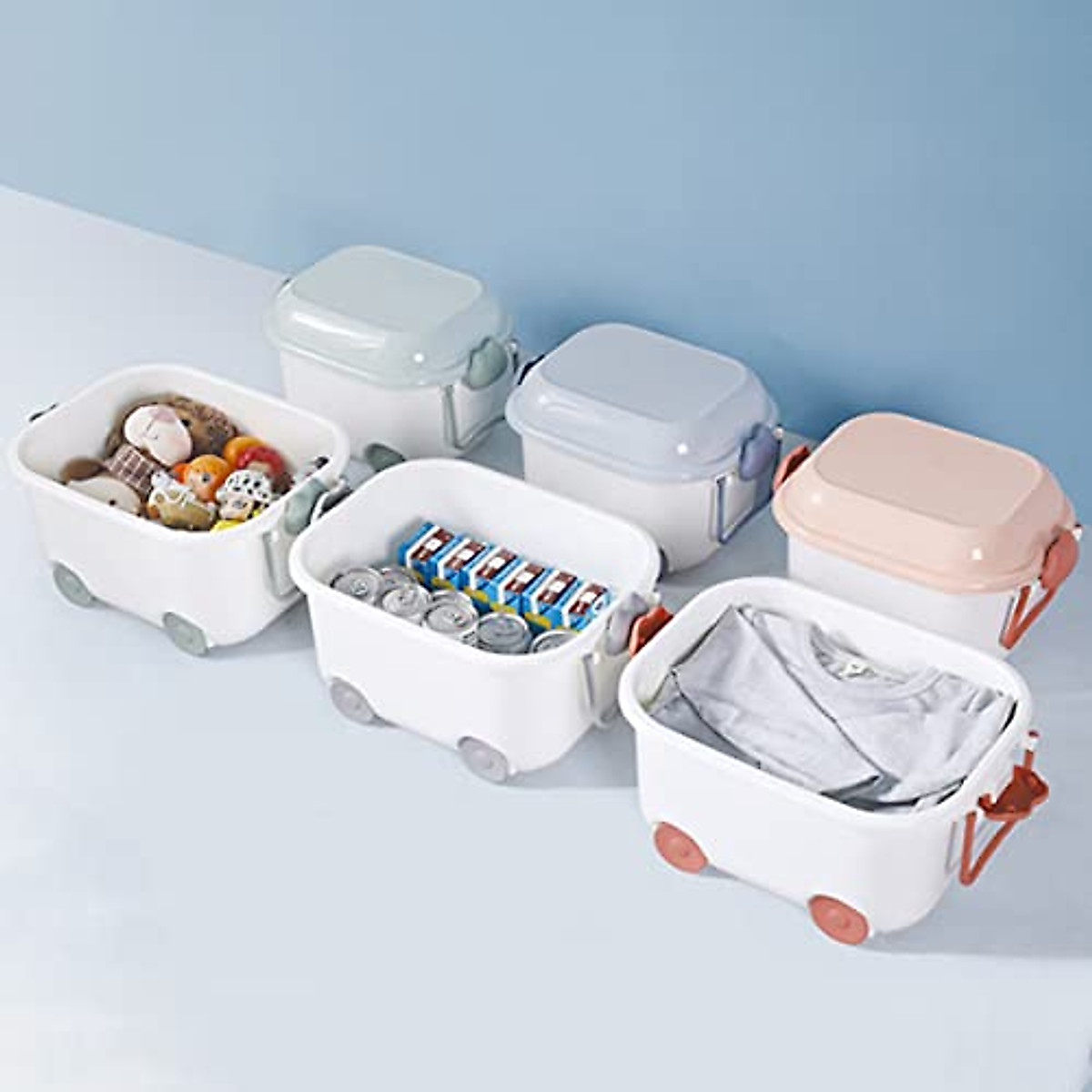 Cabilock Toy Bins Toys Storage Portable Storage Box Toys Organizer box toy storage bins toy storage box with Handle Organization Toy Bins Toys Storage