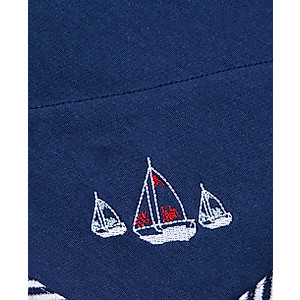 Little Me Blankets for Baby Boys' Sailboats Swaddling Receiving Blanket
