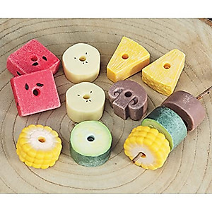 Yellow Door Sensory Play Stones, Threading Kebabs