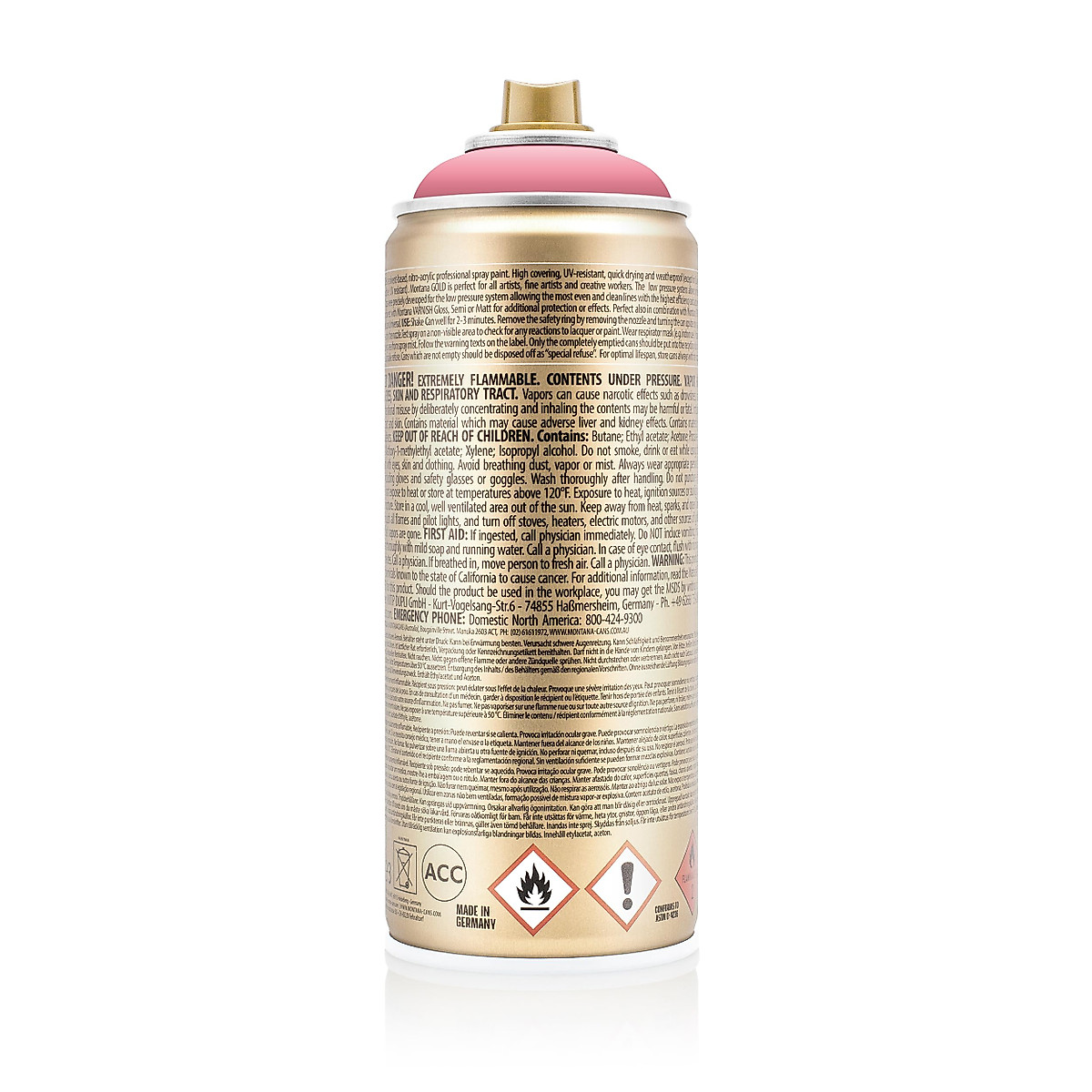 Montana Cans Montana GOLD 400 ml Color, Bazooka Joe Spray Paint,MXG-G3010, 13.5 Fl Oz (Pack of 1)