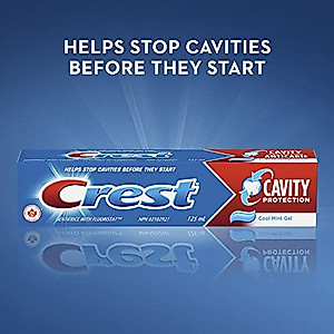 Crest Toothpaste Cavity Protection Cool Mint Gel (Pack of 3)