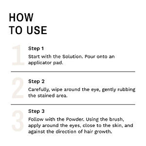 Eye Envy Cat Tear Stain Remover Starter Kit with ProPowder Brush | Stain Solution, Applicator Pads, Stain Powder and Small Applicator Brush | Lasts 30-45 Days