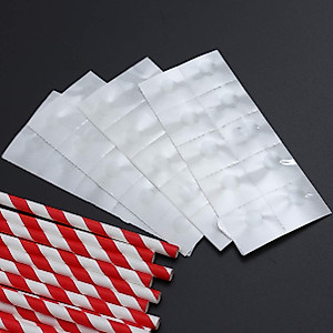 Gadpiparty 50pcs Paper Drinking Straws Red Lips Decorative Cocktail Drinking Straws Valentines Day Straws for Birthday Wedding Baby Shower Theme Decoration