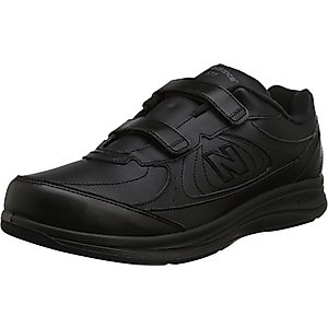 New Balance Men's 577 V1 Hook and Loop Shoe, Black, 10.5 X-Wide