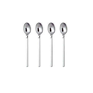 Alessi, 4 Set Dry Mocha Coffee Spoon, Set Of 4, Silver