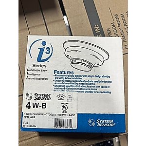 System Sensor 4W-B 4-Wire, Photoelectric i3 Smoke Detector