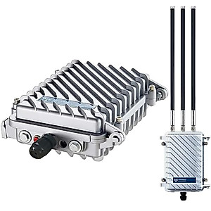 KuWFi Outdoor Wireless WiFi Access Point 11AC 750Mbps Dual-Band 2.4G/5.8G Antennas Waterproof Base Station AP Support Wireless AP/WiFi Repeater