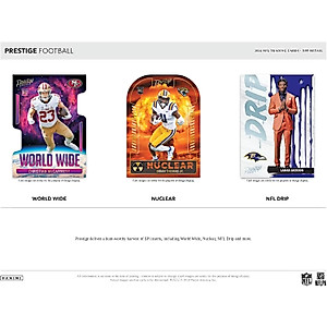 2024 Prestige Football Trading Cards Blaster Box (6 Packs)