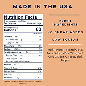 Yo Mama's Foods Keto Roasted Garlic Pasta Sauce - Pack of (2) - Vegan, No Sugar Added, Low Carb, Low Sodium, Gluten Free, Paleo Friendly, and Made with Fresh Non-GMO Tomatoes!
