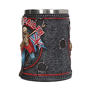 Nemesis Now Iron Maiden Tankard Mug 14cm Black, 600 milliliters
