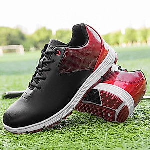 Waterproof Golf Shoes for Men Spikeless Outdoor Golf Sport Training Sneakers Classic Mens Golf Trainers Size 13 14 …