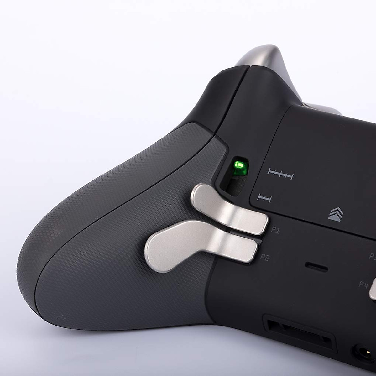 TOMSIN Xbox Elite Controller Series 2 and Series 1 Paddles,Metal Stainless Steel Paddles for Xbox One Elite 2 &1 Controller,Xbox Controller Elite 2 Core Accessories(2 Medium & 2 Mini) (Silver)