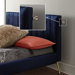 Omilife Headboard Stoppers for Wall, Bed Wall Bumper, Adjustable Threaded Bed Frame Anti-Shake Tool (2PCS)