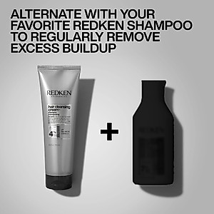 Redken Detox Hair Cleansing Cream Clarifying Shampoo | For All Hair Types | Removes Buildup & Strengthens Hair Cuticle | 1.7 Fl Oz