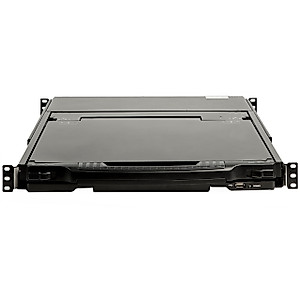 StarTech.com Dual Rail Rackmount KVM Console HD 1080p - Single Port DVI/VGA KVM w/17" LCD Monitor for Server Rack - Fully Featured 1U LCD KVM Drawer w/Cables - USB Support - 44230 MTBF (RKCOND17HD)