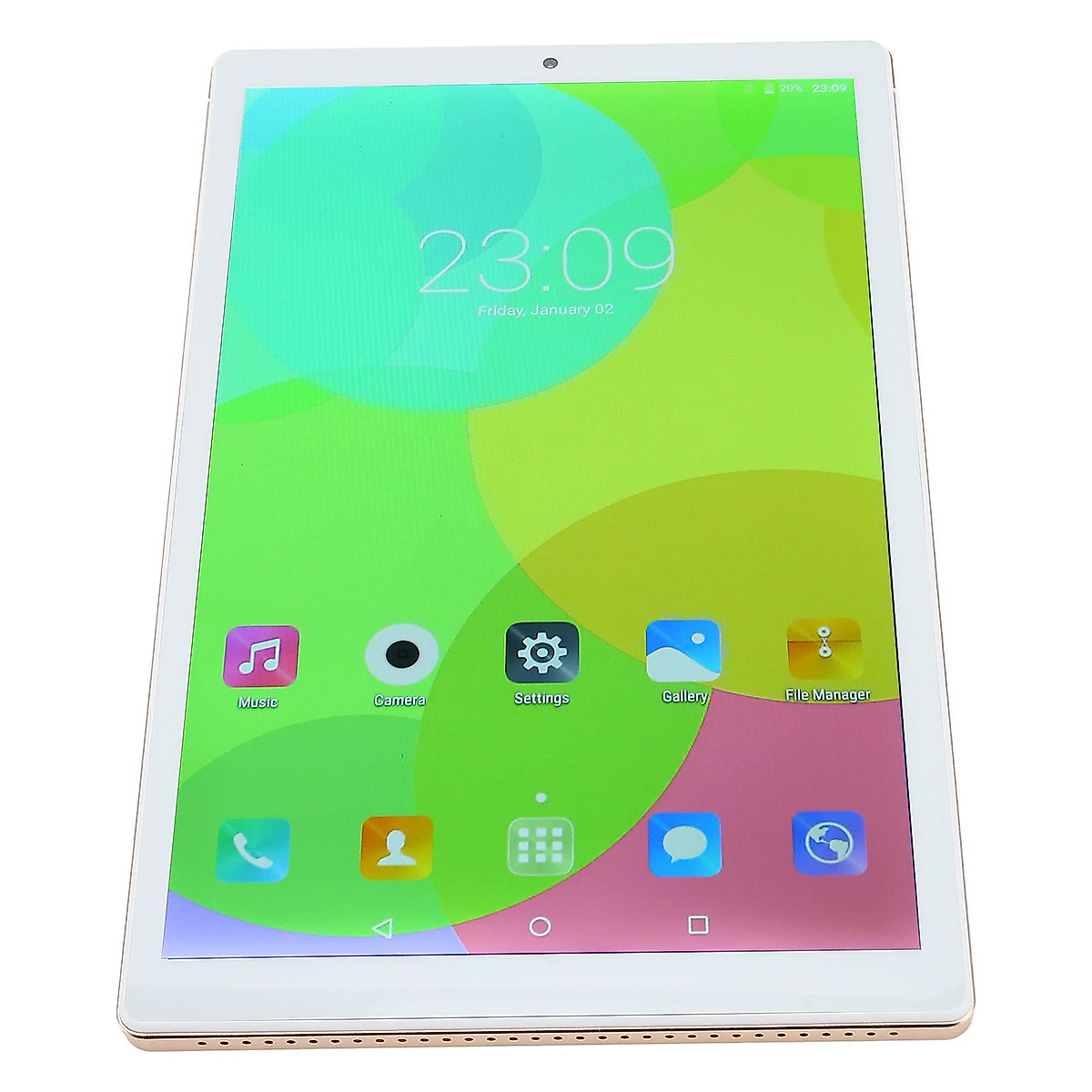 Huleo 10.1in Tablet, Front 5MP Rear 8MP 100 to 240V Gaming Tablet for Business (US Plug)