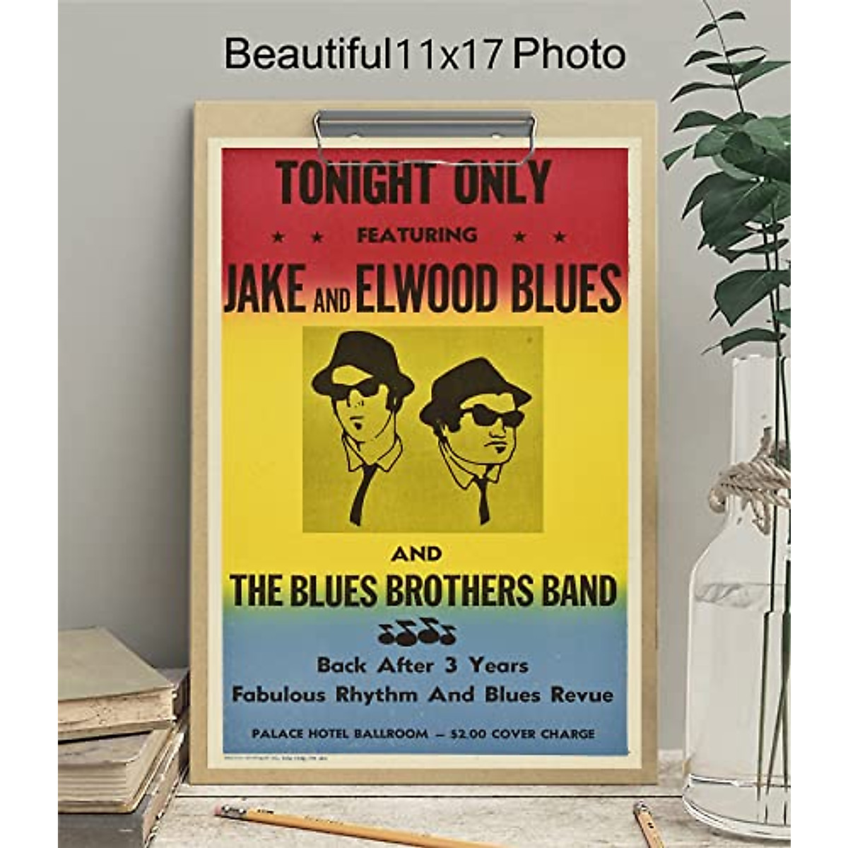 XIHOO The Blues Brothers in Concert Poster Frameless Gift 12"x 18" (30cm x 46cm)
