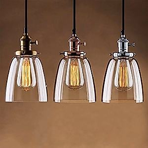 Jslinter 6-Pack Edison Light Bulb, Warm White 2200K Old Fashioned Incandescent Light, 60 Watt Dimmable ST58 Antique Vintage Style Light, Clear Glass e26 Base(60w/110v)