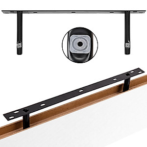 Fixwal 23.6in Floating Shelves for Wall, Set of 3 Wood Shelves, Wall Shelf Farmhouse Shelf for Bathroom, Bedroom, Living and Kitchen Room (White)