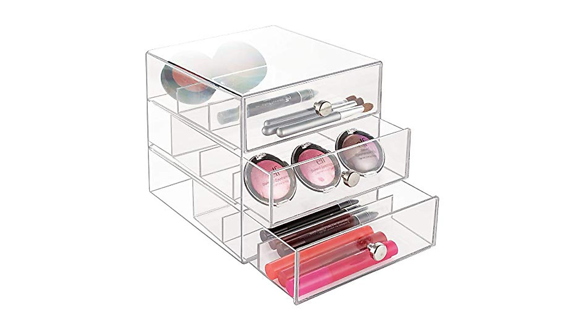 iDesign 3-Drawer Vanity Organizer – Clear Storage Solution