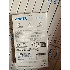 Anker USB-C to Lightning Cable, 541 Cable (Phantom Black, 6ft), MFi Certified, Bio-Based Fast Charging Cable for iPhone 14 14pro 14pro Max 13 13 Pro 12 11 X XS XR 8 Plus (Charger Not Included)