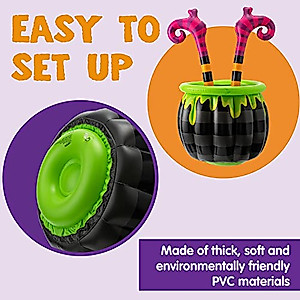 JOYIN 40'' Halloween Inflatable Witch Legs Cooler, Halloween Inflatable Witch Cooler Decoration Theme Party Décor, Party Supplies for Halloween Parties, Events
