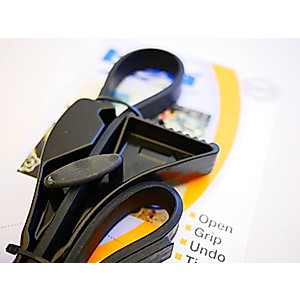 Boa BO13010 Constrictor Strap Wrench with 12" Body and 39" Strap, Black Powder Finish