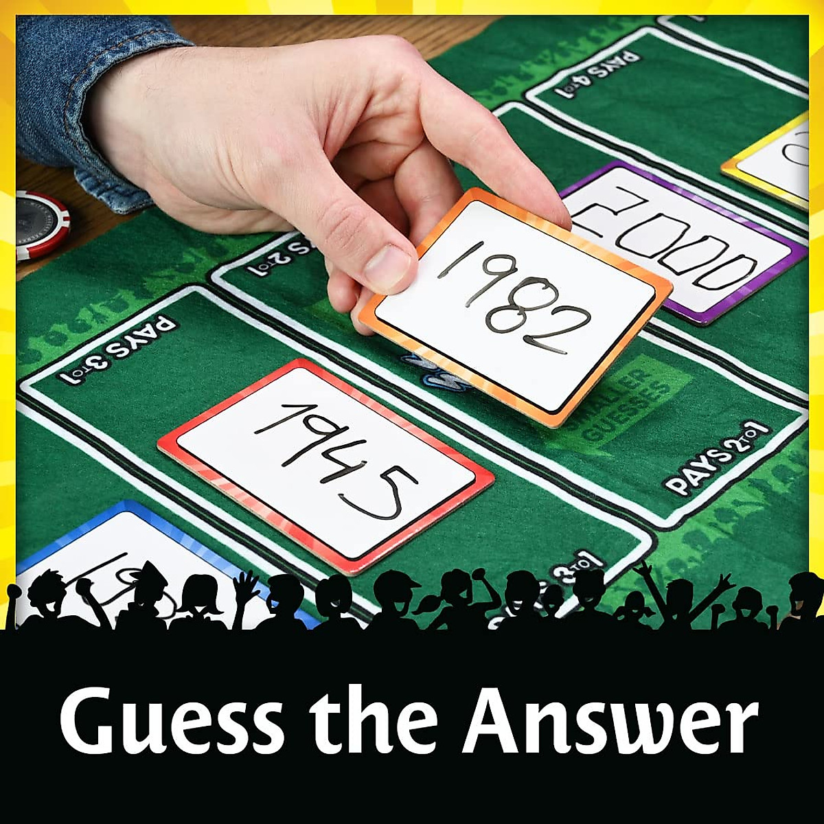 North Star Games Wits & Wagers Deluxe Board Game Award Winning Trivia Game - 4+ Players - Ultimate Party Game for Family, Teens and Adults.