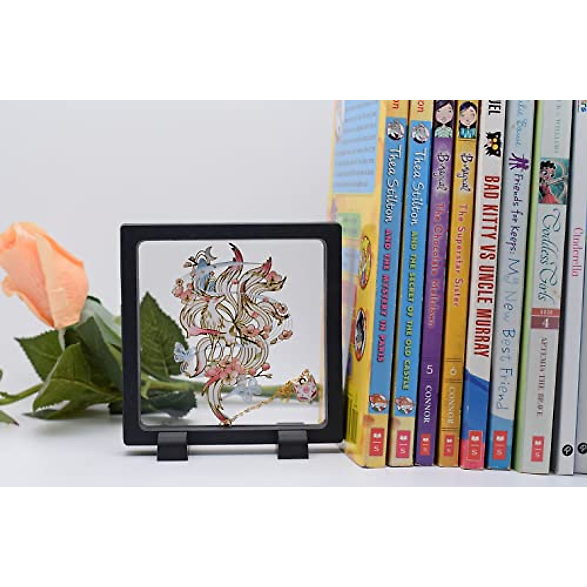 BLBMH Kitsune Cute Metal Bookmarks for Women Book Lovers Cool Anime Book Marks Unique Gifts Christmas Birthday -K4