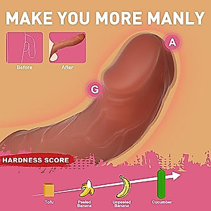 ROSYROSY Vibrating Penis Sleeve Cock Ring Sex Toys for Mens, Ultra-Soft Penis Extender with 10 Power Vibrations for Prolonged Erection, Silicone Pennis Enlarger Dildo Adult Toys for Men Couple
