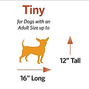 18L-Inch Cinnamon Dog Bed or Cat Bed w/ Comfortable Bolster | Ideal for XS Dog Breeds & Fits a 22-Inch Dog Crate | Easy Maintenance Machine Wash & Dry | 1-Year Warranty