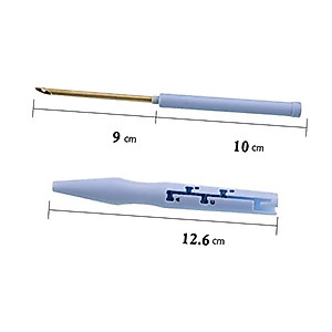 BETOOKY 2pcs Woolen Embroidery Weaving Tools Tool Embroidery Thread Punch Punch Hole Material Package Cross Stitching Punch Needle Stylus Tine Knitting Kits Embroidery Needle