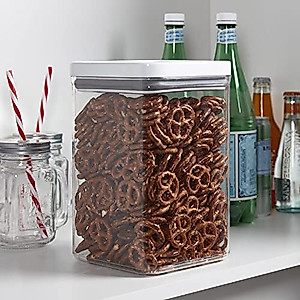 Copco Food and Organization Storage Container with Airtight Lid, 4.43-Quart, Clear