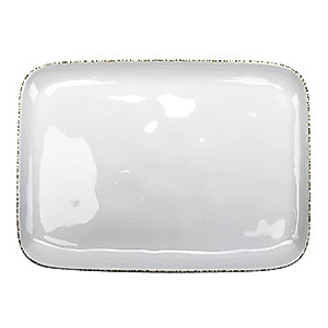 G.E.T. CS-1412-UM Melamine Rectangular Serving Platter, 14" x 11.5", Urban Mill